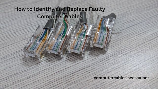 How to Identify and Replace Faulty Computer Cables: computercables